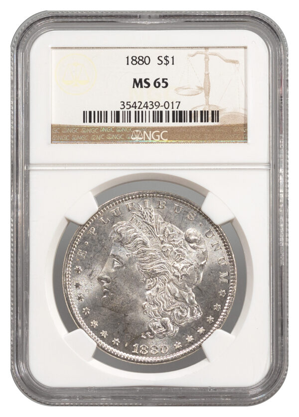 1880 Morgan Dollar NGC MS-65 - Rarcoa | Rare Coin Company of America, Inc