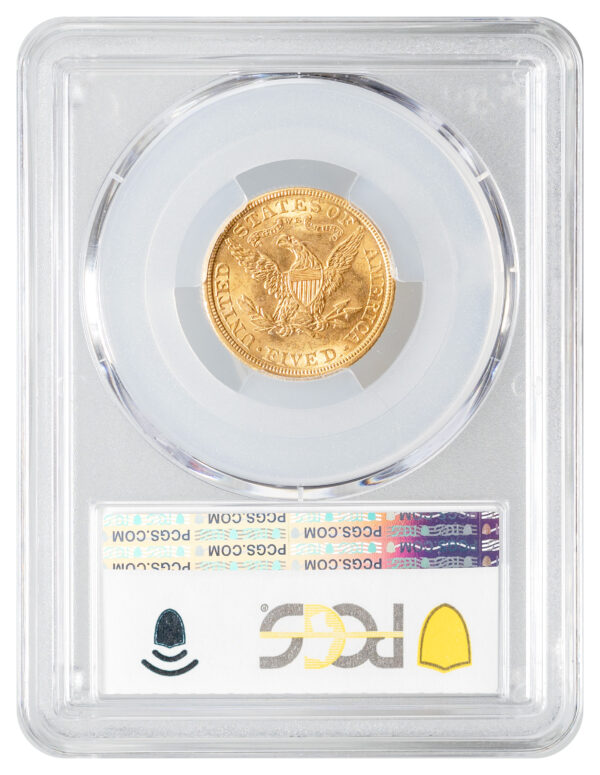 Liberty Head $5 – Type 2 With Motto 1908 $5 PCGS MS-64 Liberty – Rarcoa ...